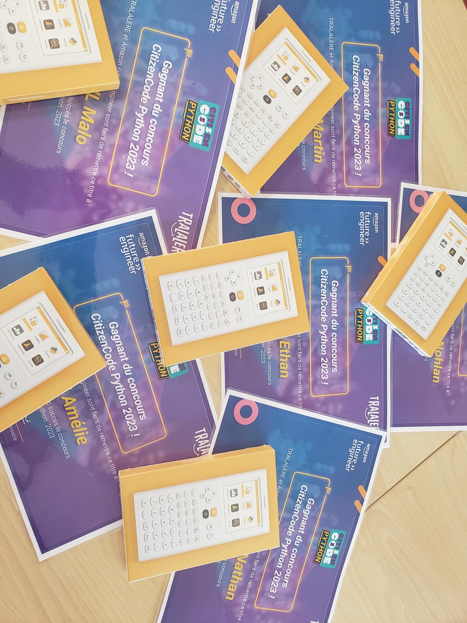 Concours national « Citizen Code Python » : Félicitations aux élèves de ...